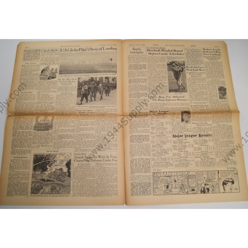 Stars and Stripes newspaper of June 10, 1944
